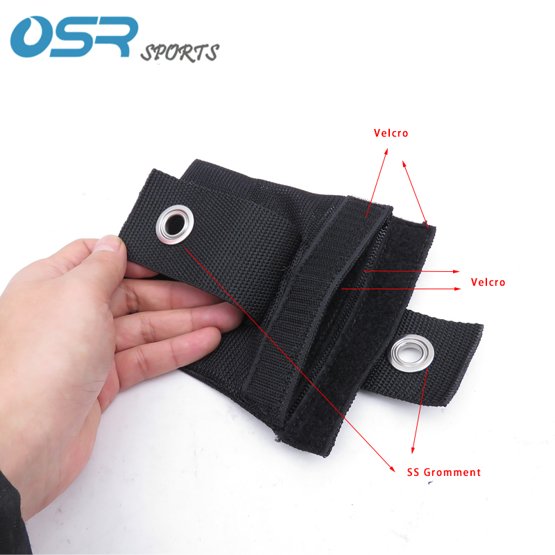 60020: Scuba Diving Tail Weight Pouch For Double Cylinders Back Mount ...